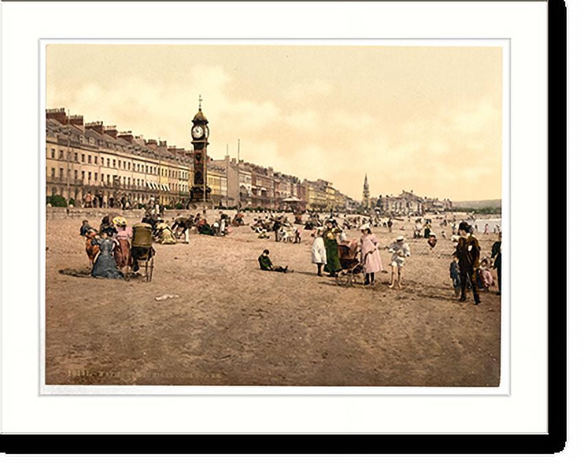 Historic Print, Jubilee Clock Tower Weymouth England, 16" x 20 ...