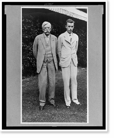 Historic Print, Justice Holmes with John Knox at Beverly Farms ...