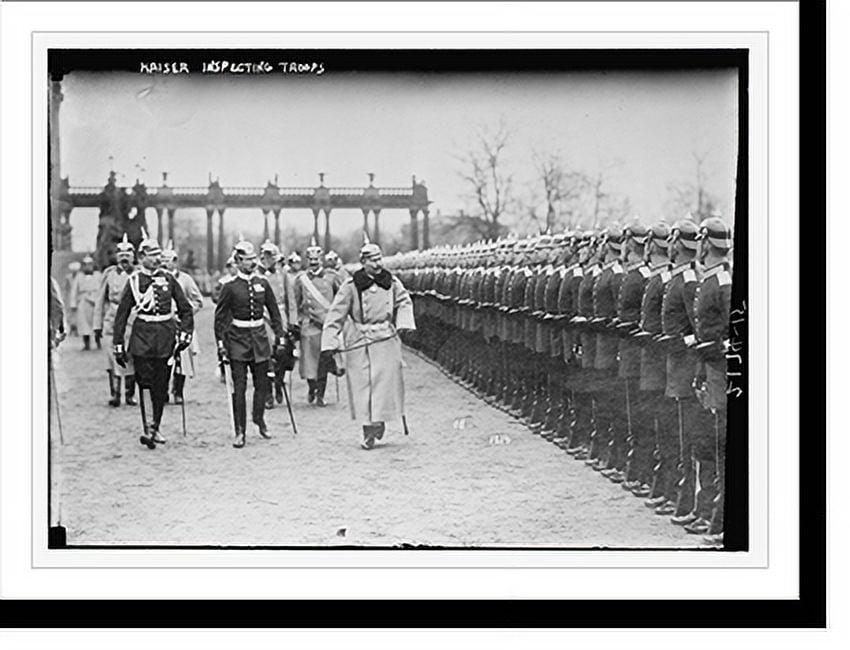 Historic Print, Kaiser inspecting troops, 16" x 20" - Walmart.com