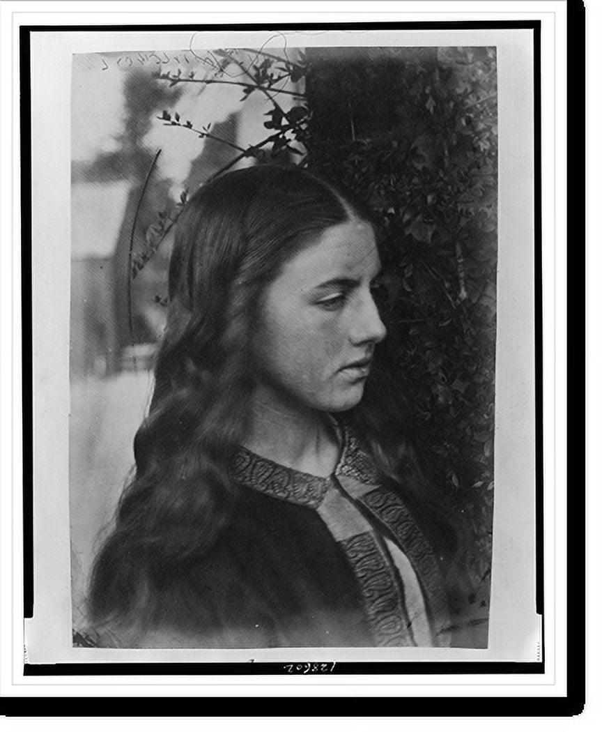 Historic Print, [Kate Dore, head-and-shoulders portrait, standing in ...