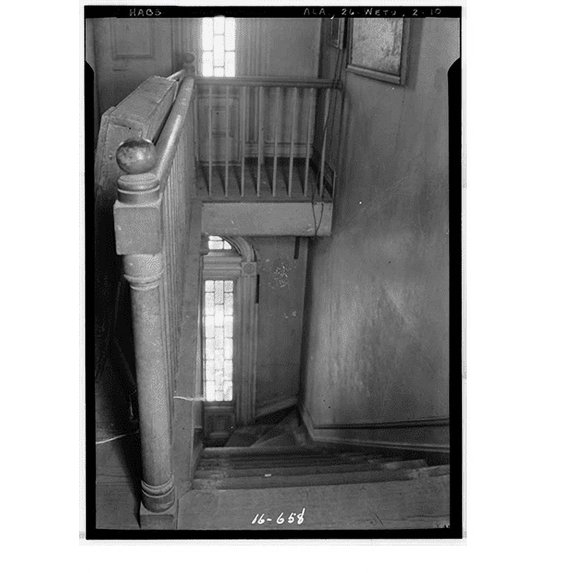 Historic Print, Kelly Fitzpatrick House, Autauga Street, Wetumpka ...