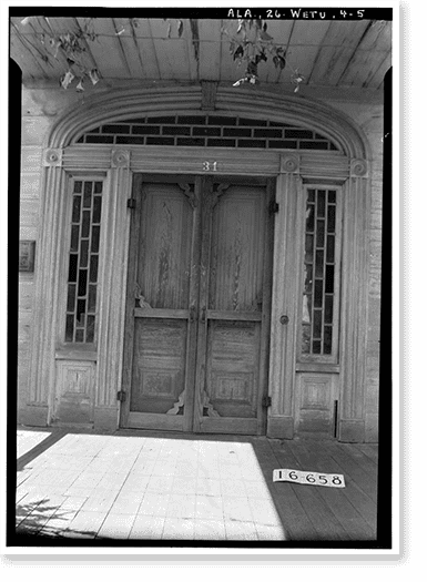 Historic Print, Kelly Fitzpatrick House, Autauga Street, Wetumpka ...