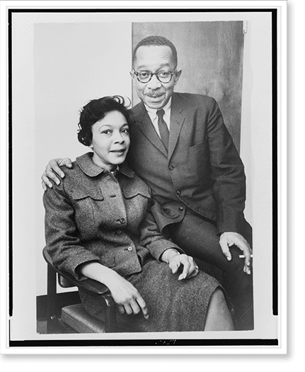 Historic Print, [Kenneth B. Clark and his wife, Mamie Phipps Clark ...