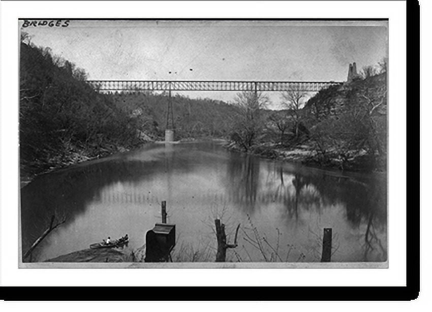 Historic Print, Kentucky River Bridge of the Cincinnati Southern ...