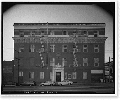 Historic Print, Knights of Pythias Building, 101 Valencia Street, San ...