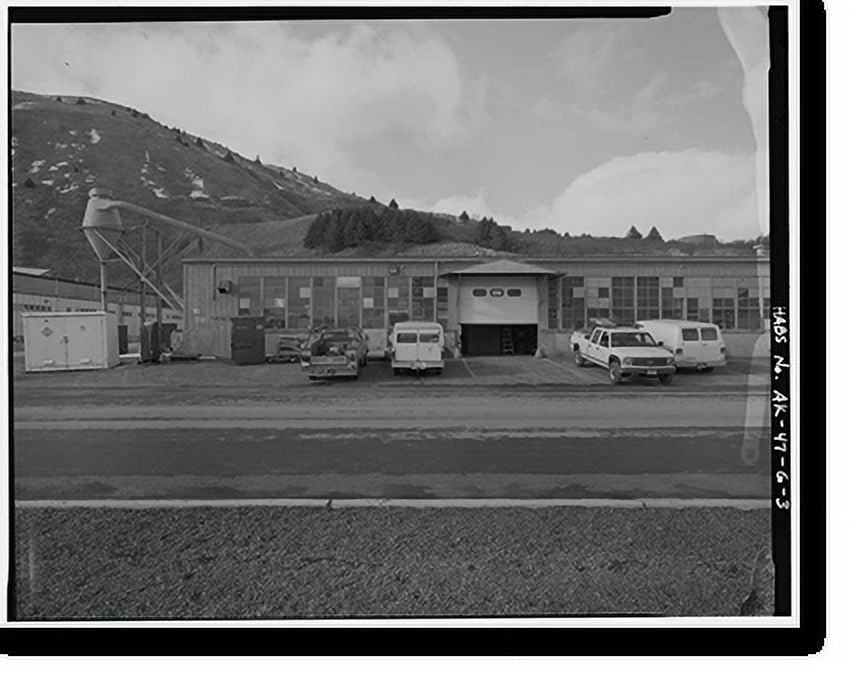 Historic Print, Kodiak Naval Operating Base, Wood & Machine Shop, U.S ...