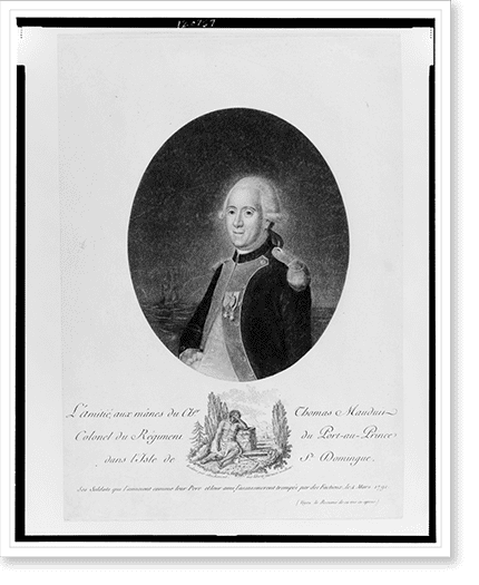 Historic Print, L'amitié, aux mânes du Cher. Thomas Mauduit Colonel du ...