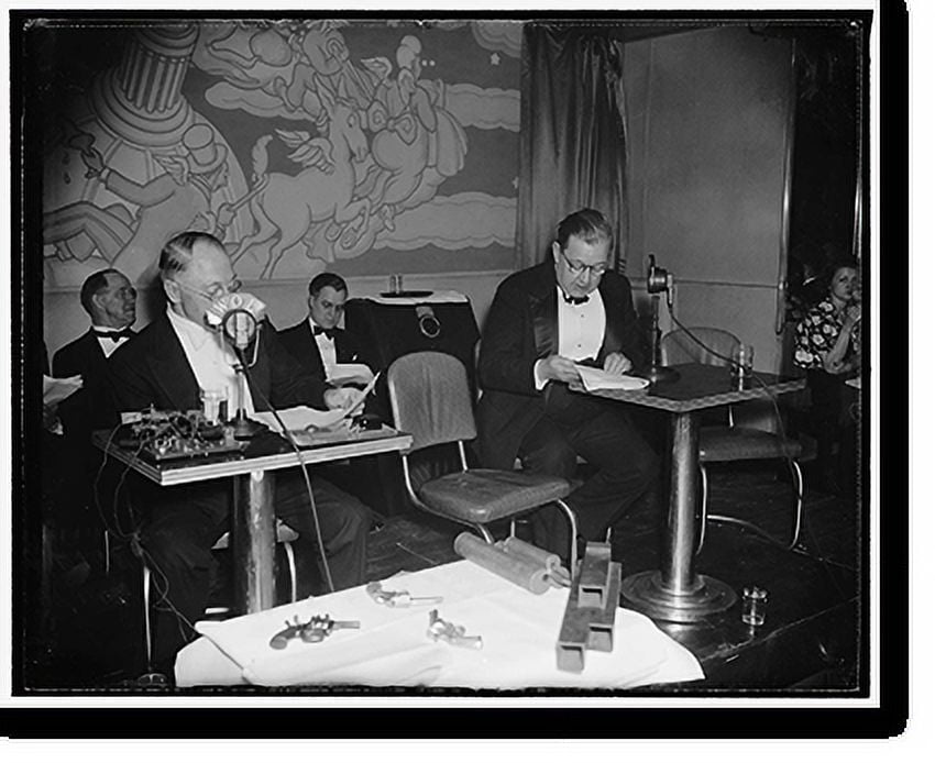 Historic Print, Labor broadcast for Chester Wright. Chester Wright ...