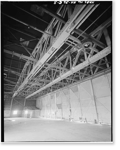 Historic Print, Ladd Field, Kodiak T-Hangar, Fort Wainwright, Fairbanks ...