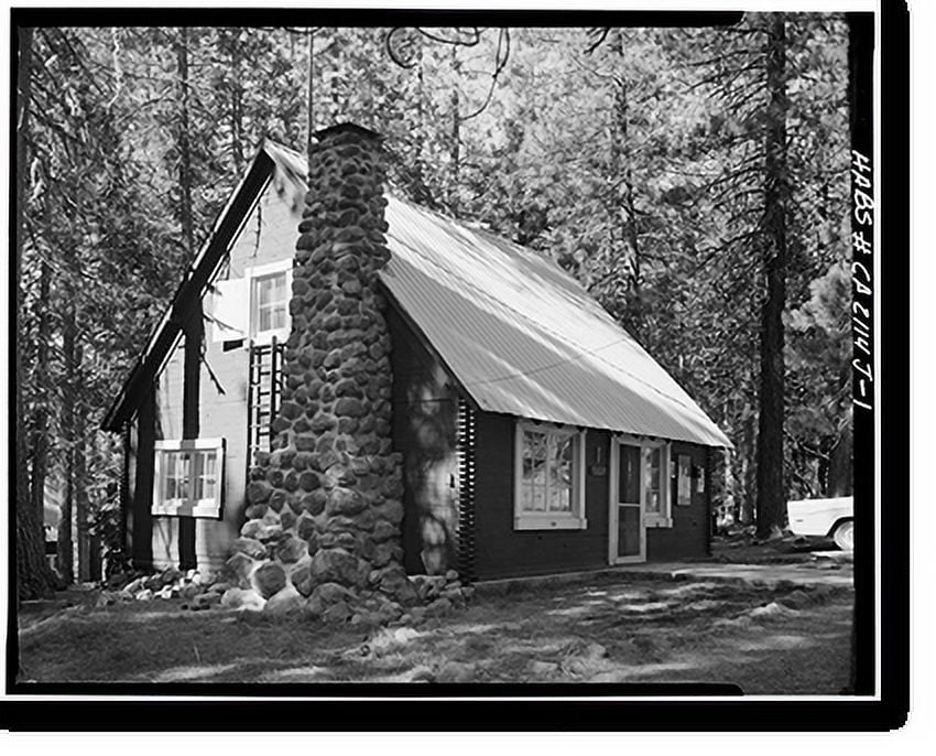 Historic Print, Lassen Volcanic National Park, Warner Valley Ranger ...