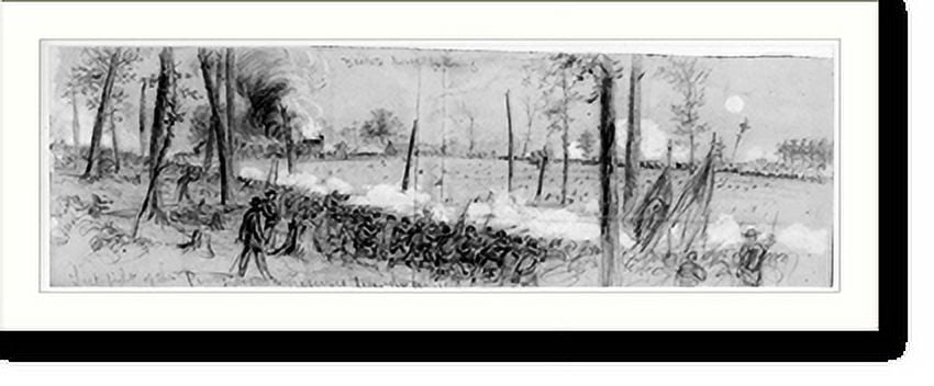 Historic Print, Last fight of the Pennsylvania Reserves before the ...