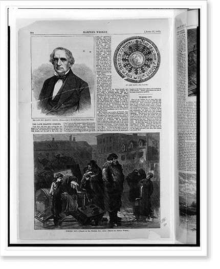 Historic Print, The Late Hon. Erastus Corning.photographed by E.S.M ...