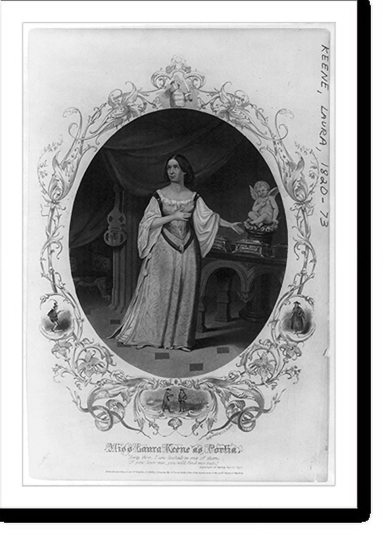 Historic Print, Laura Keene, 1820-1873, 16" x 20" - Walmart.com