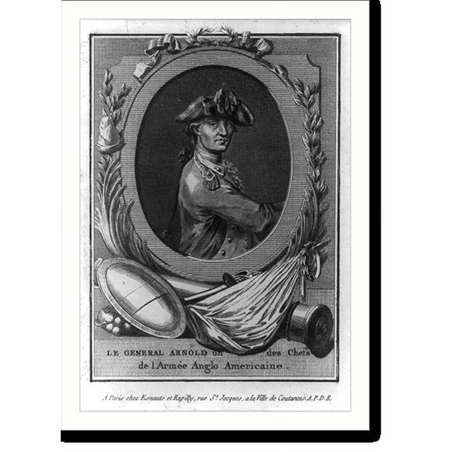 Historic Print, Le General Arnold un des chefs de l'armée Anglo-Americaine., 16" x 20" - Walmart.com