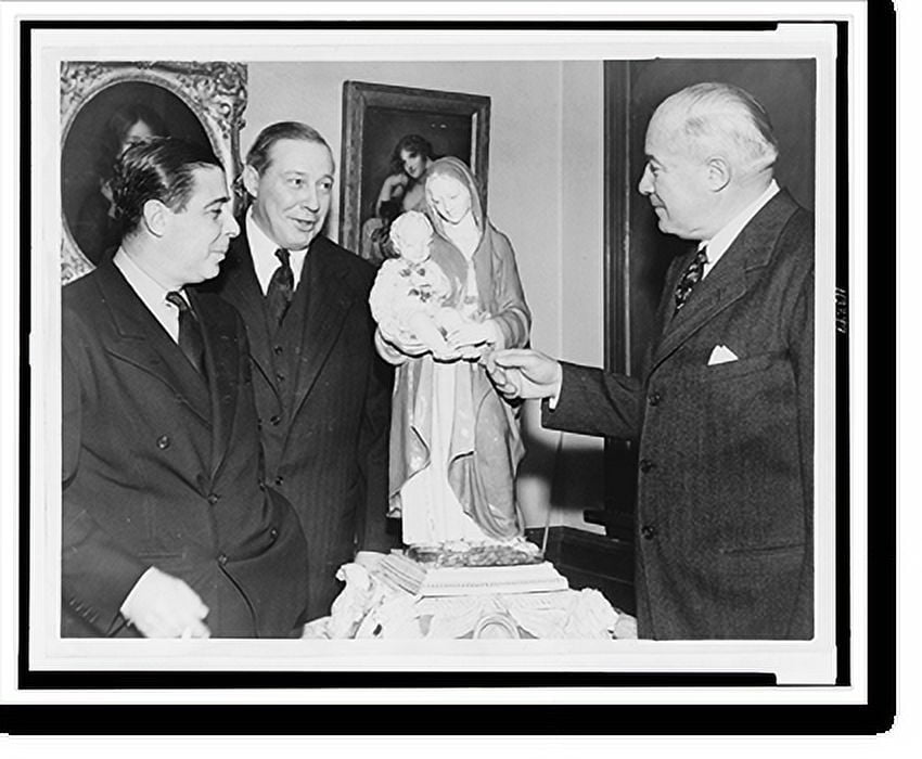 Historic Print, [Left to right: Adam Gimbel, Frederic Gimbel, and ...