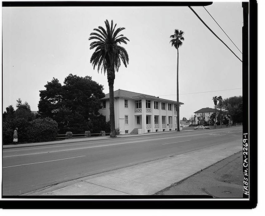 Historic Print, Letterman General Hospital, Nurses' Quarters, Girard ...