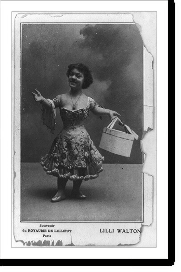 Historic Print, [Lilli Walton, dwarf, full-length portrait, standing ...