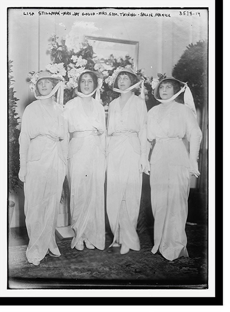 Historic Print, Lisa Stillman . Mrs. Jay Gould . Mrs. Edm. Twining ...