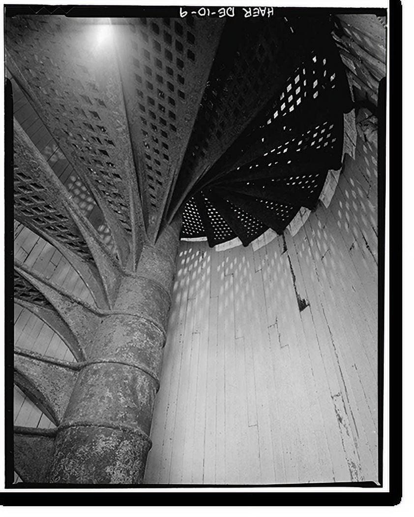 Historic Print, Liston Range Rear Light, County Road 2, Biddles Corner ...