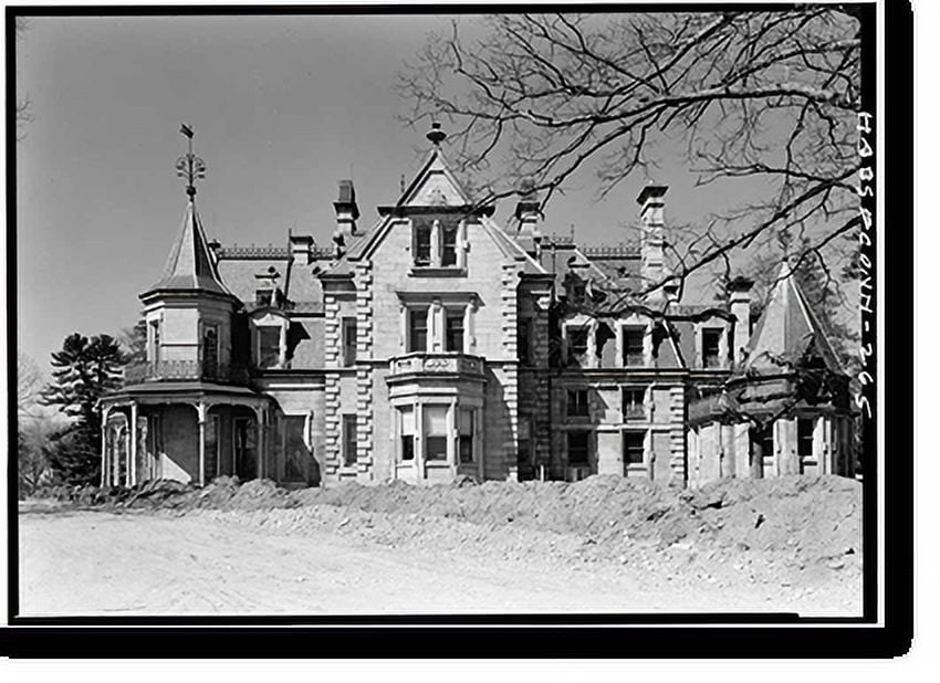 Historic Print, Lockwood-Mathews House, Veterans' Memorial Park ...
