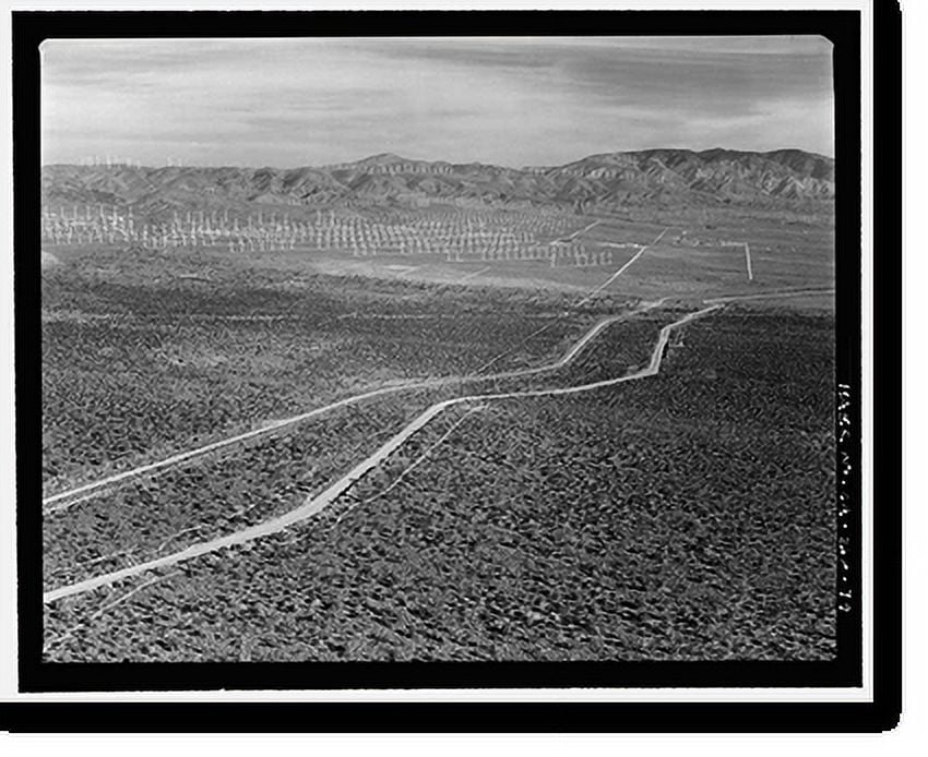 Historic Print, Los Angeles Aqueduct, From Lee Vining Intake (Mammoth ...