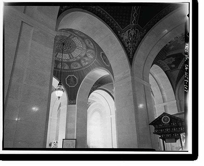 Historic Print, Los Angeles City Hall, 200 North Spring Street, Los ...