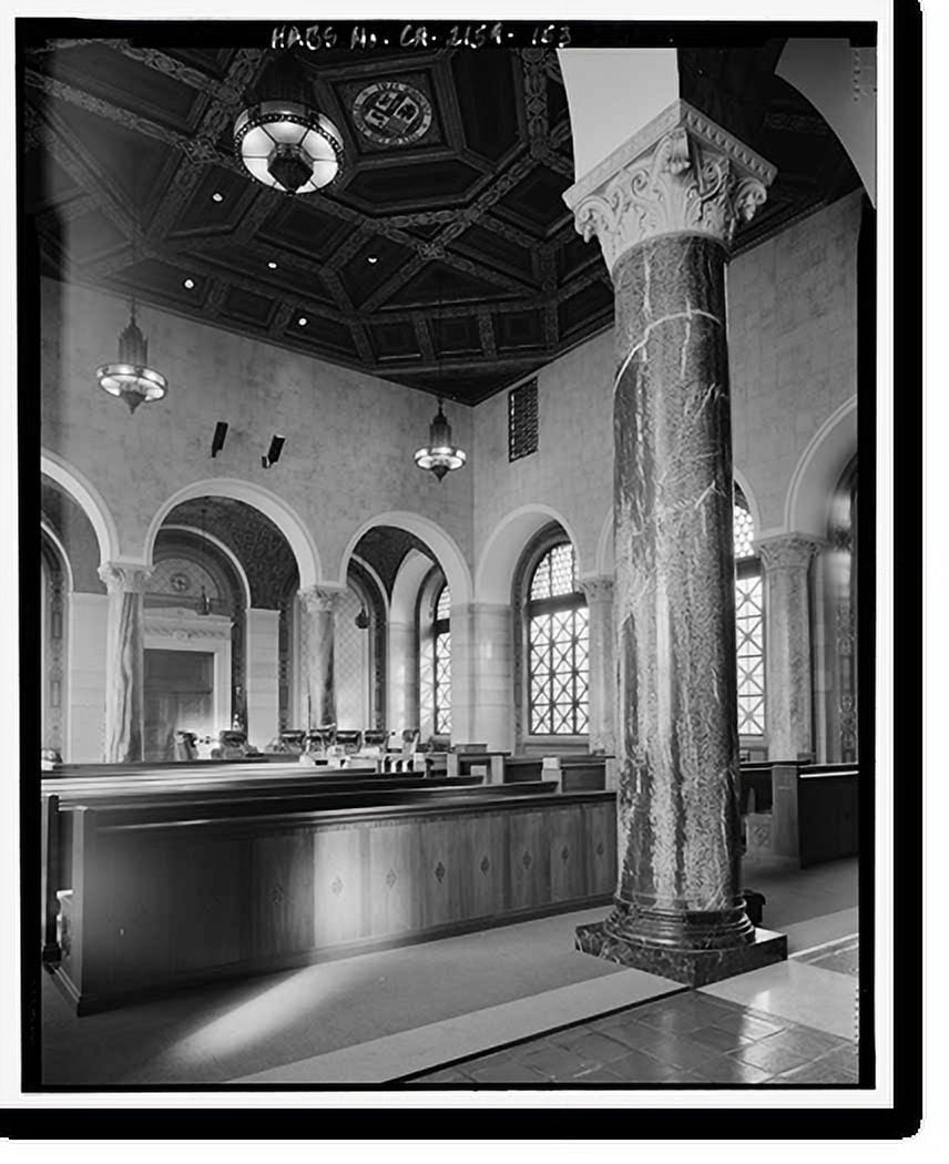 Historic Print, Los Angeles City Hall, 200 North Spring Street, Los ...
