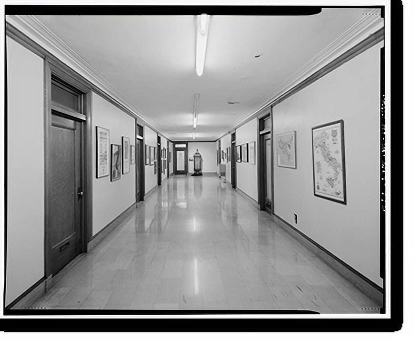 Historic Print, Los Angeles City Hall, 200 North Spring Street, Los ...