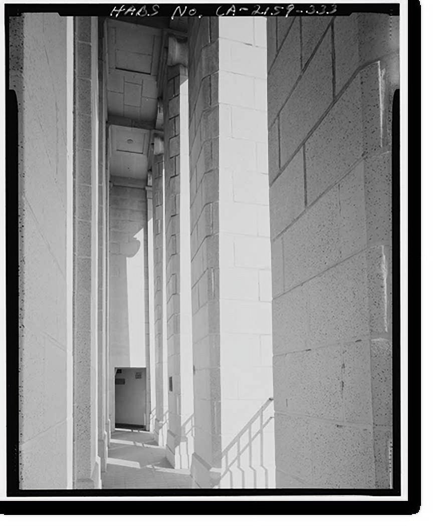 Historic Print, Los Angeles City Hall, 200 North Spring Street, Los ...