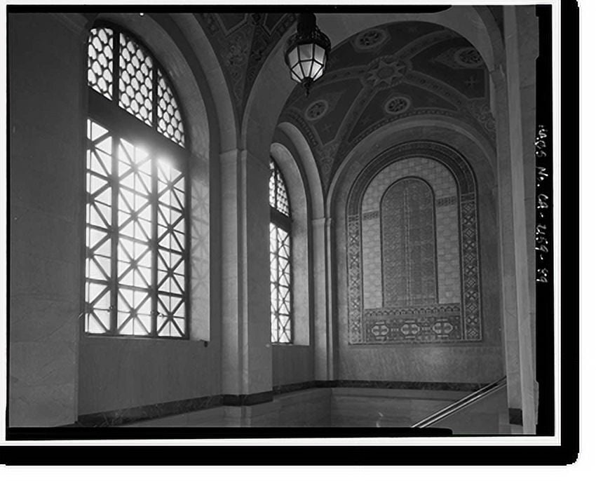 Historic Print, Los Angeles City Hall, 200 North Spring Street, Los ...