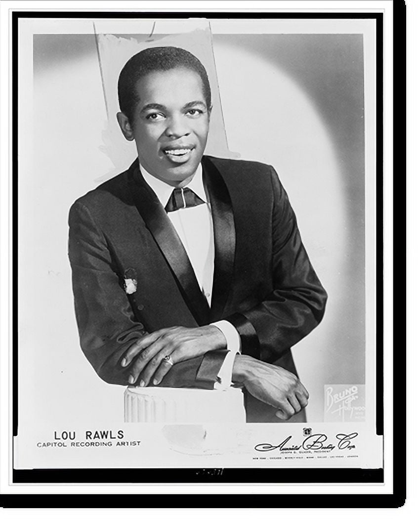 Historic Print, [Lou Rawls, half-length portrait, facing front], 16" x ...