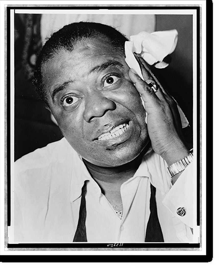 Historic Print, [Louis Armstrong, head-and-shoulders portrait, facing ...