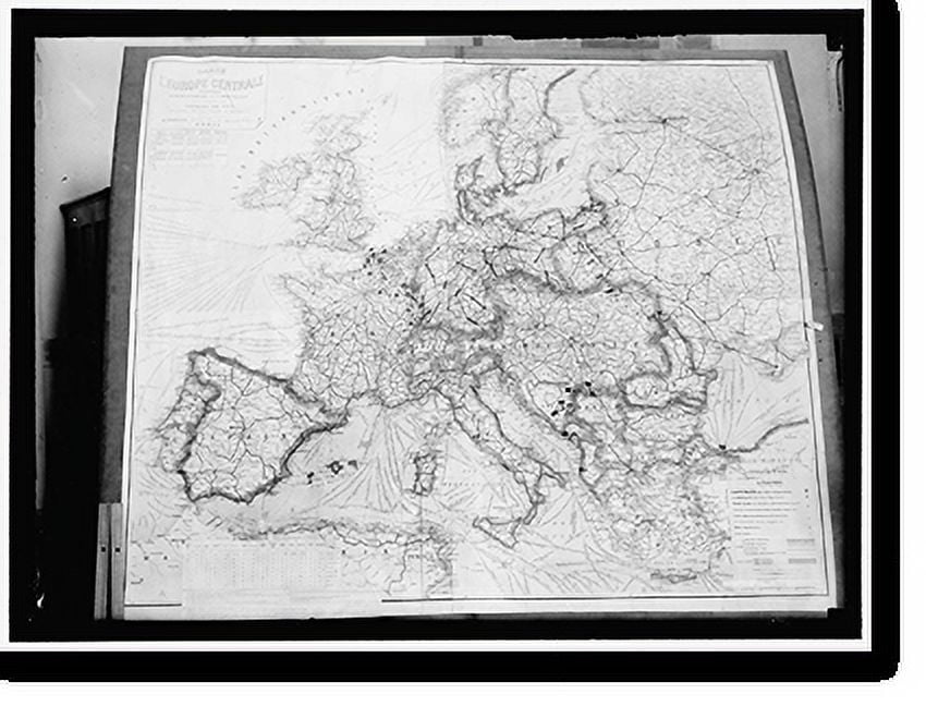 Historic Print, MAP OF EUROPE, 18" x 24" - Walmart.com
