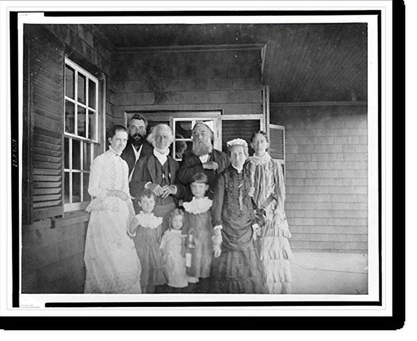 Historic Print, [Mabel Hubbard Bell, Alexander Graham Bell, Dr. Bartol ...