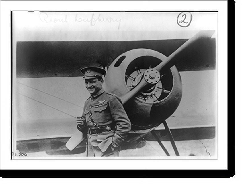 Historic Print, Maj. Raoul Gervais Victor Lufbery, 1885-1918, 16" x 20 ...