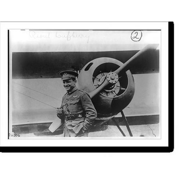 Historic Print, Maj. Raoul Gervais Victor Lufbery, 1885-1918, 16" x 20 ...