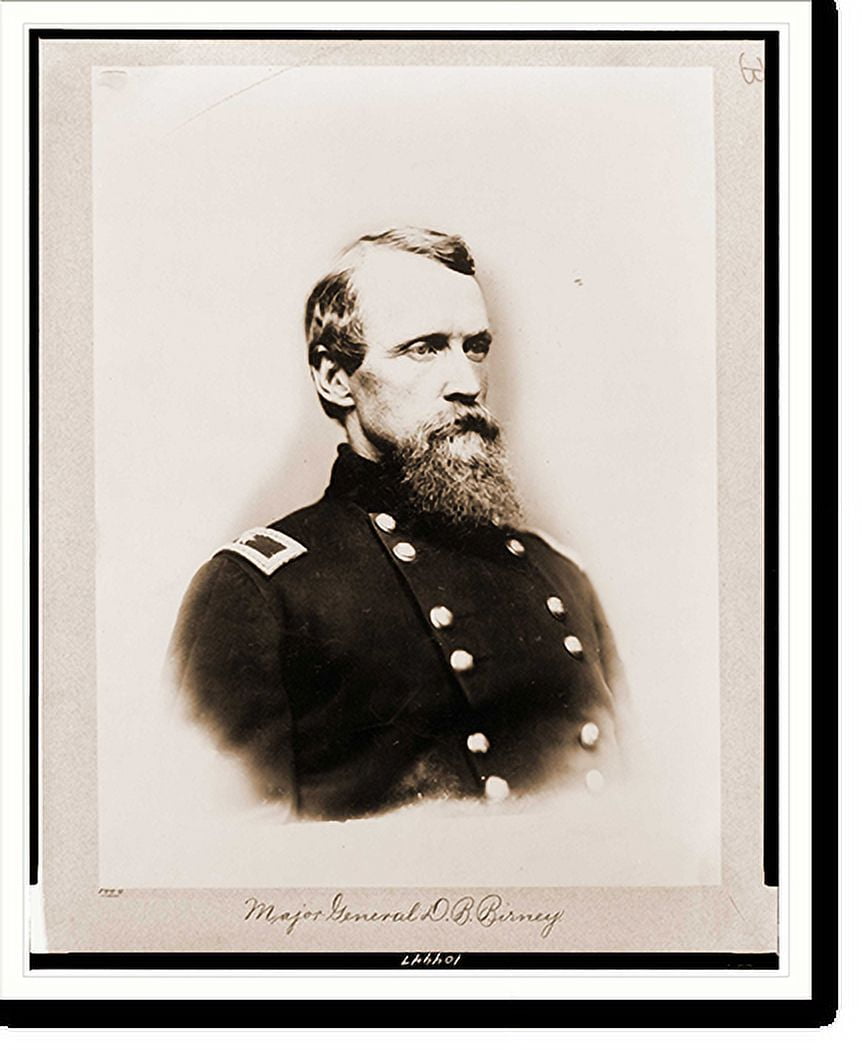 Historic Print, Major General D.B. Birney head-and-shoulders portrait ...