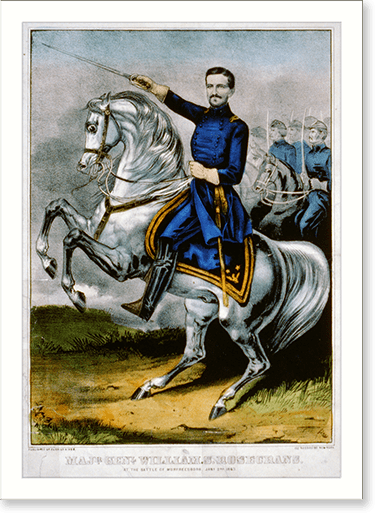 Historic Print, Majr. Genl. William S. Rosecrans: at the Battle of ...