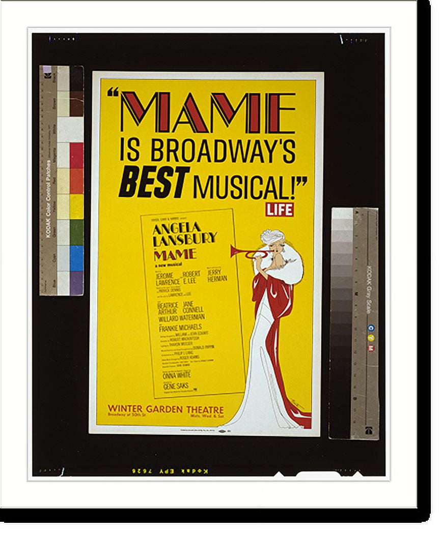 Historic Print, Mame is Broadway's best musical.Berta., 16" x 20 ...