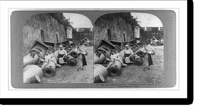 Historic Print, Manila, Philippine Island: The end of Spanish Tyranny ...