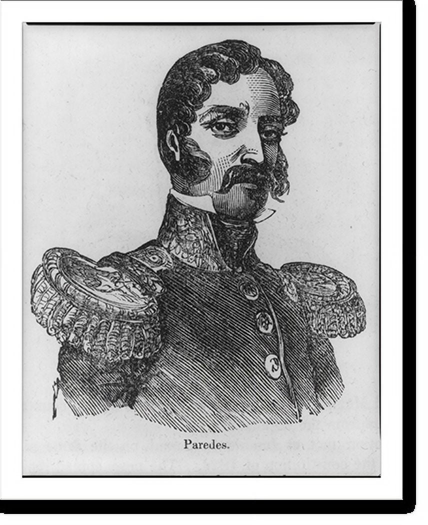 Historic Print, [Mariano Paredes y Arrillaga, 1797-1849, head and ...