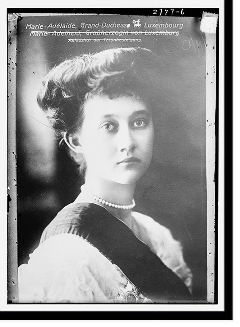 Historic Print, Marie Adelaide, Grand Duchess of Luxembourg, 16" x 20 ...