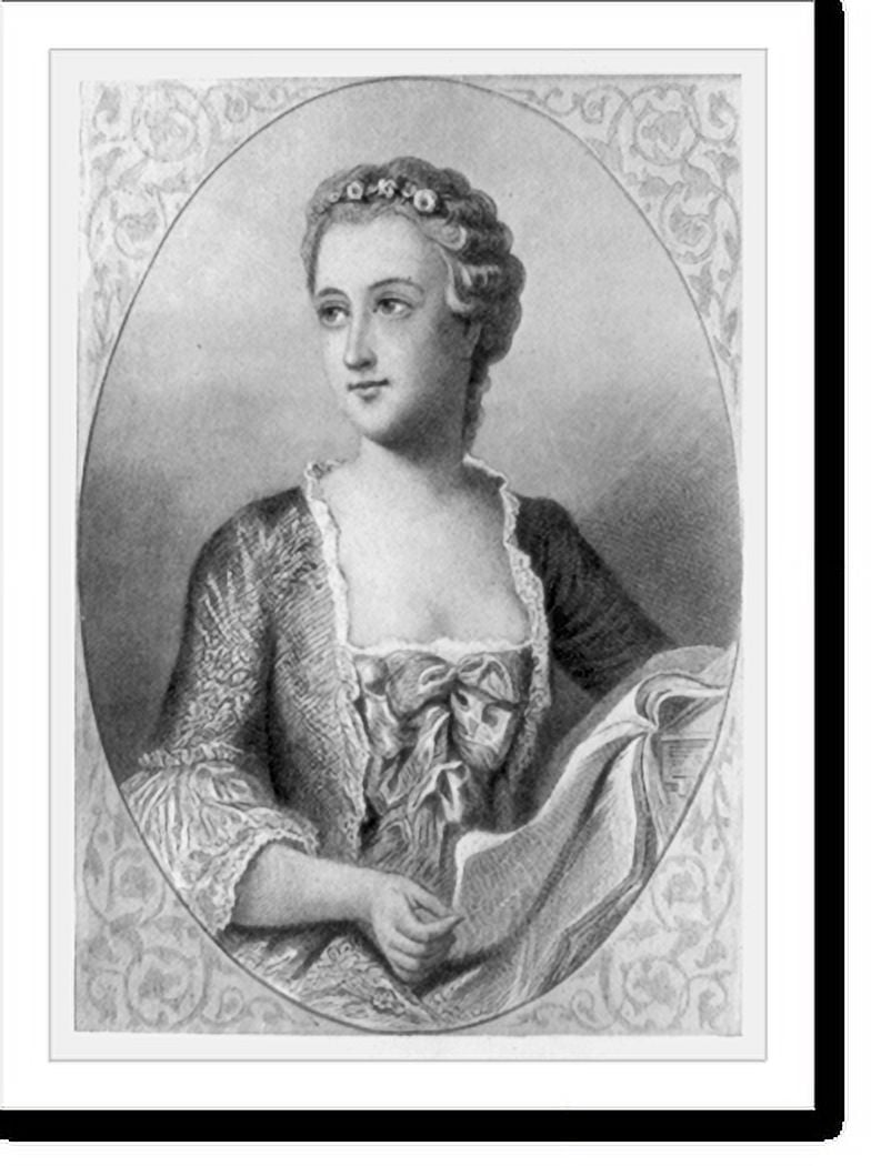 Historic Print, [Marie Jeanne Bécu, comtesse Du Barry, head-and ...