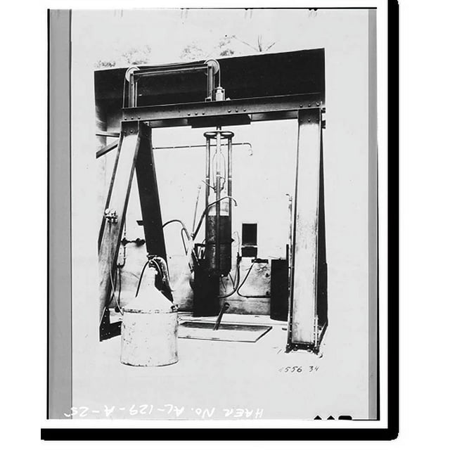 Historic Print, Marshall Space Flight Center, Redstone Rocket (Missile ...