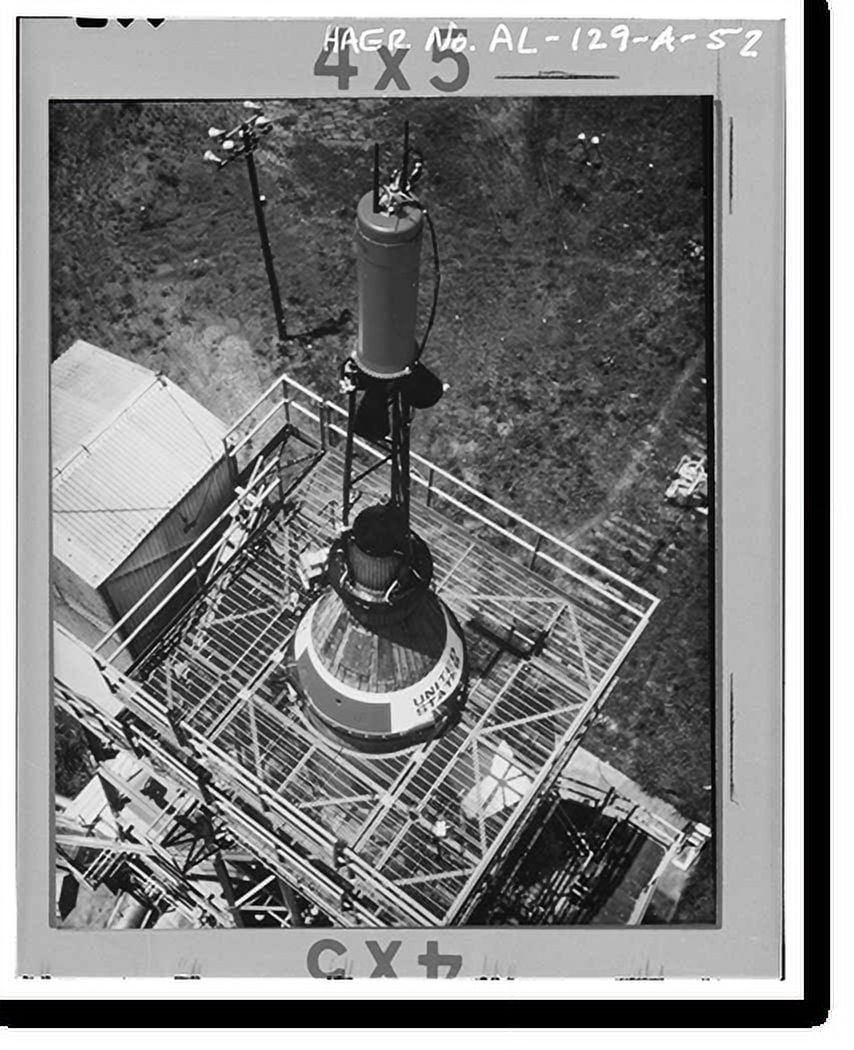 Historic Print, Marshall Space Flight Center, Redstone Rocket (Missile ...