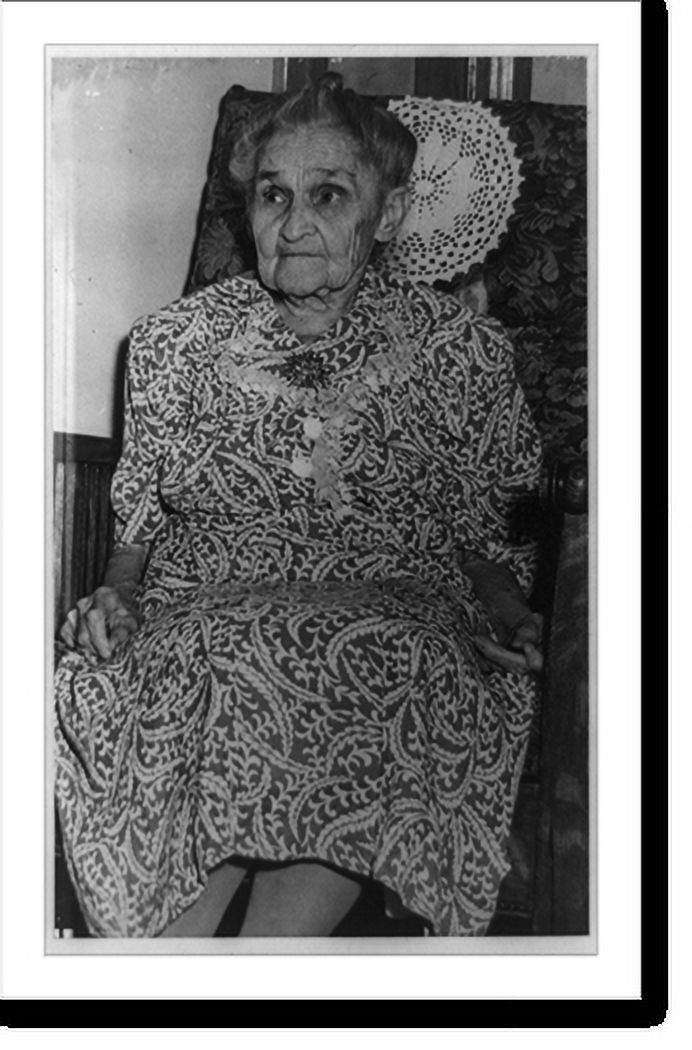 Historic Print, [Martha E. Truman, mother of Harry Truman, full-length ...