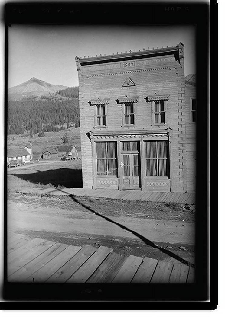 Historic Print, Masonic Temple, Kokomo, Summit County, CO, 16" x 20 ...