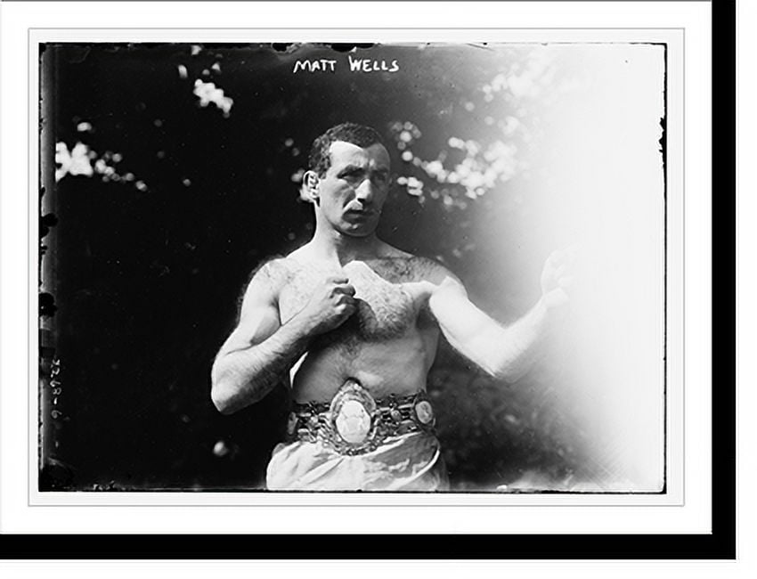 Historic Print, Matt Wells boxer, 16" x 20" - Walmart.com