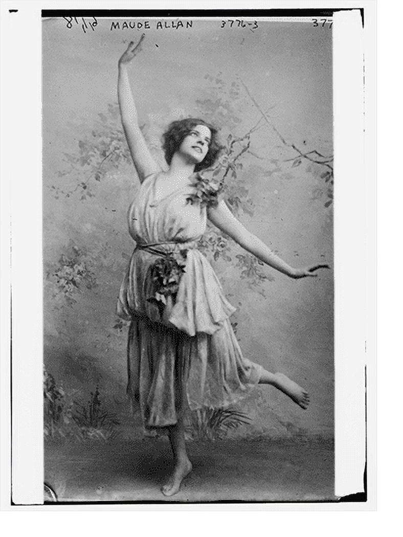 Historic Print, Maude Allan - 2, 18" x 24" - Walmart.com