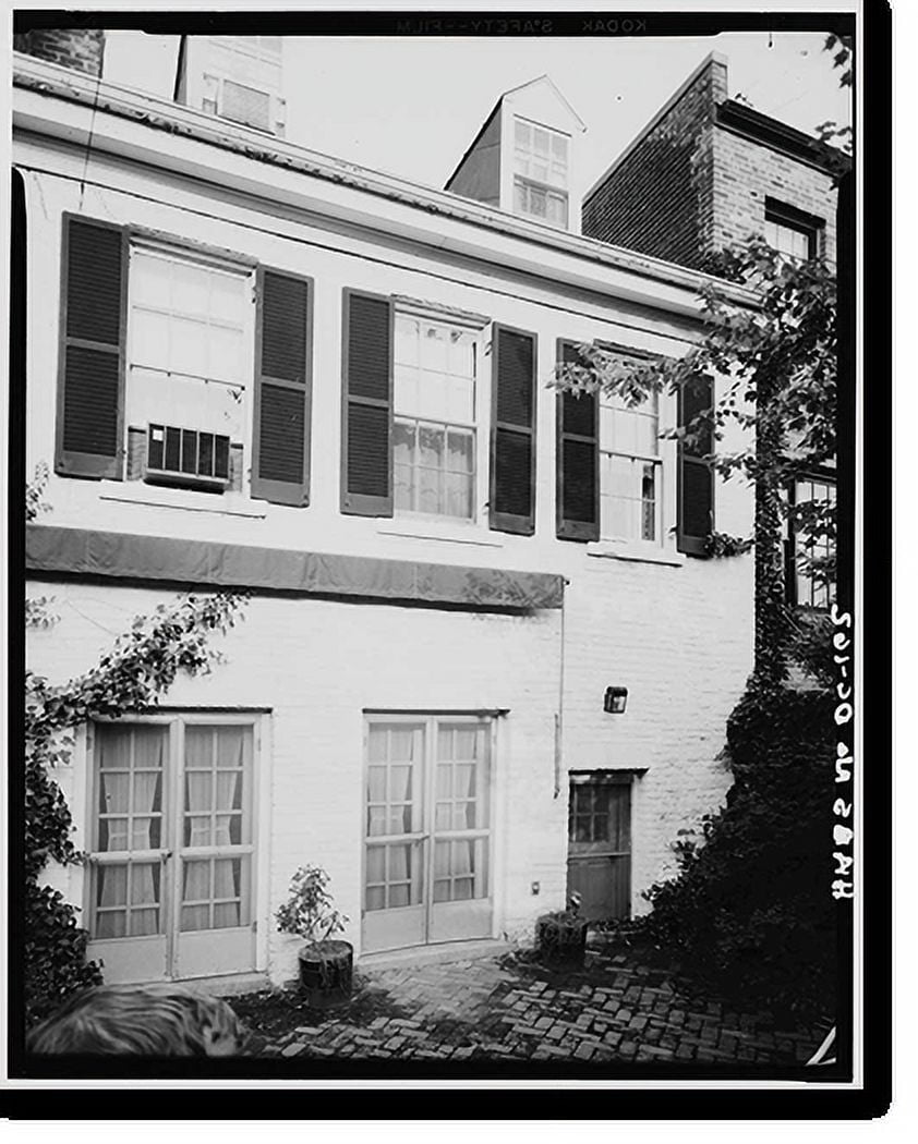 Historic Print, McCleery House, 1068 Thirtieth Street Northwest ...
